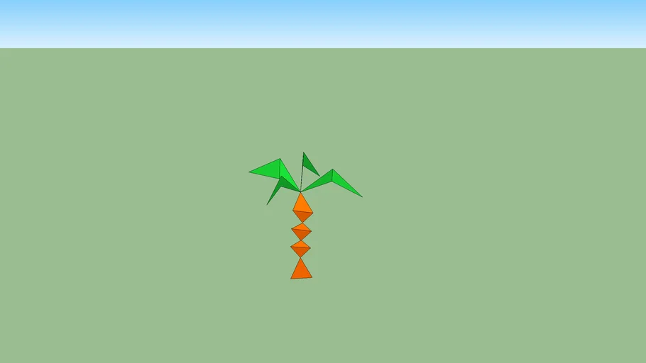Low Poly palm tree | 3D Warehouse