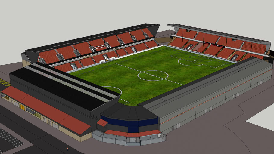 Large Football Ground | 3D Warehouse