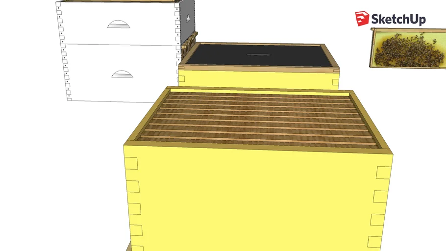 Dadant 10 frame | 3D Warehouse