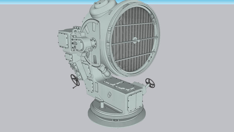 160 cm searchlight Kriegsmarine | 3D Warehouse