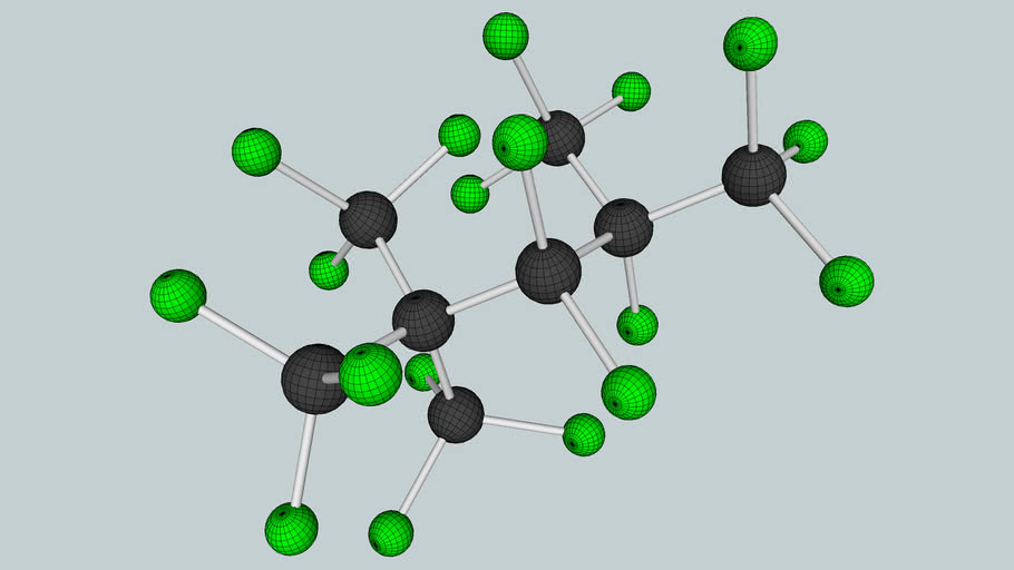 2,2,4-Trimetilpentano | 3D Warehouse