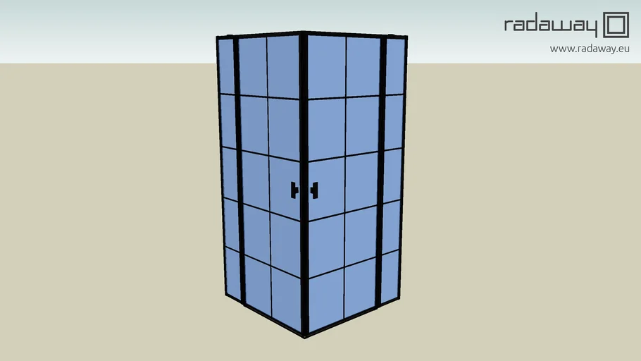 Nes Black KDD II Factory - shower enclosure | 3D Warehouse