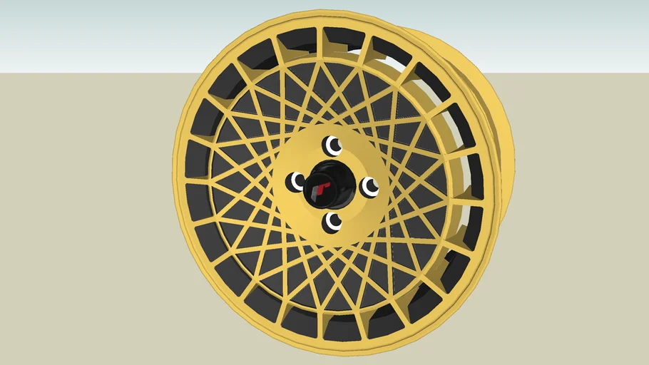 JAPAN RACING JR14 15x8 4x100 Alloy Wheel | 3D Warehouse