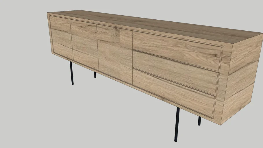 SHADOW SIDEBOARD ETHNICRAFT | 3D Warehouse