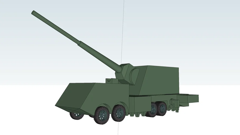 HA-27 self-propelled howitzer 122mm L/60 | 3D Warehouse