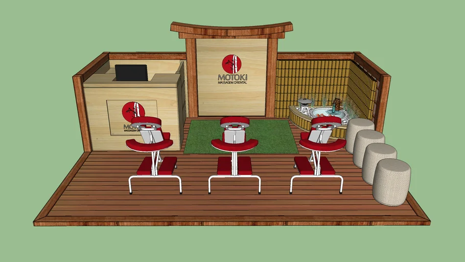 Quiosque de Massagem | 3D Warehouse