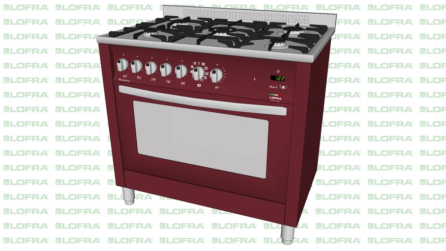 Fogao Lofra PR96MFT C. - LOFRA | 3D Warehouse