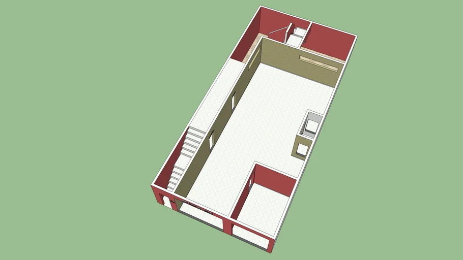 Planta 3D Pavimento Terreo | 3D Warehouse