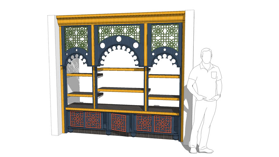 Bookcase - Morocco | 3D Warehouse