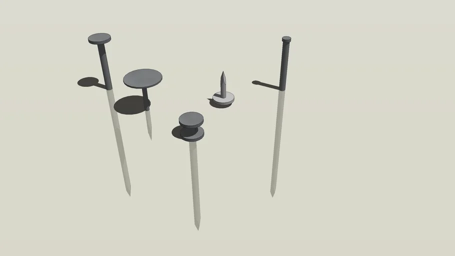 model with Dynamic nail component | 3D Warehouse