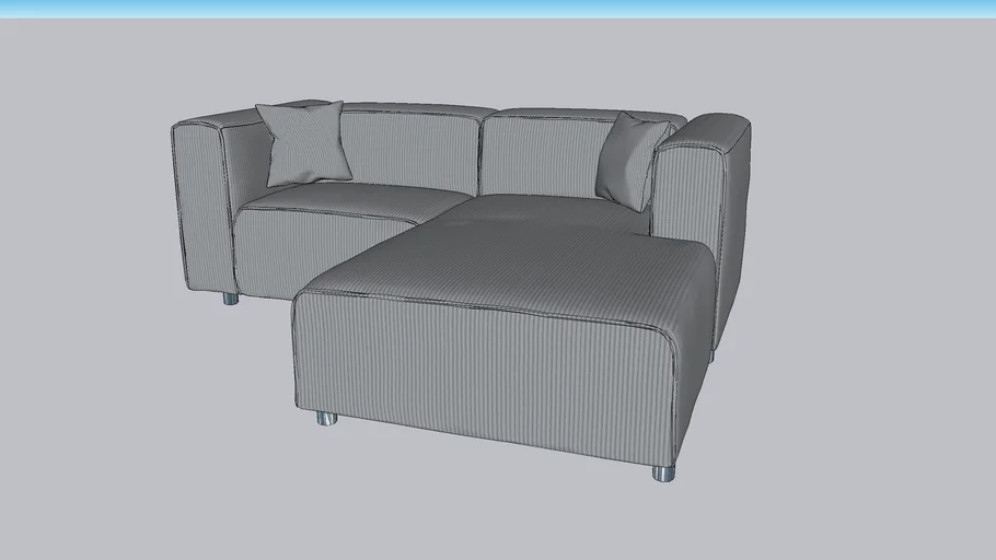 Sofa Bo Concept Carmo 2 seater | 3D Warehouse