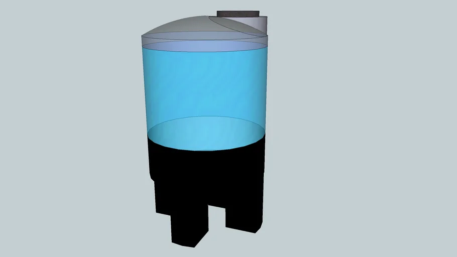 500 GAL POLY ABOVE GROUND WATER TANK | 3D Warehouse