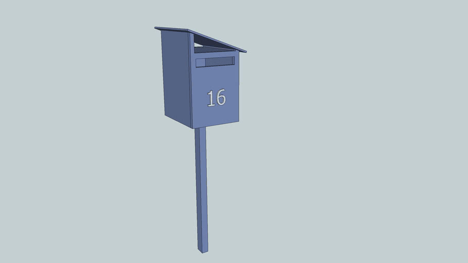 Modern Letterbox. | 3D Warehouse