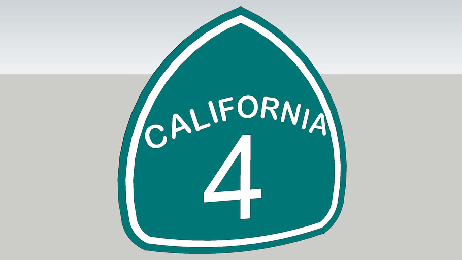 State Route 4 Shield | 3D Warehouse