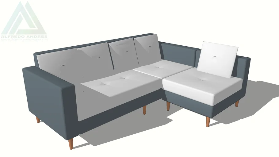 Sillon simple | 3D Warehouse
