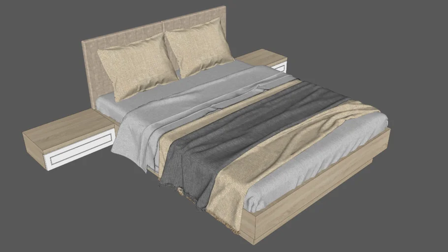 Bed 01 | 3D Warehouse
