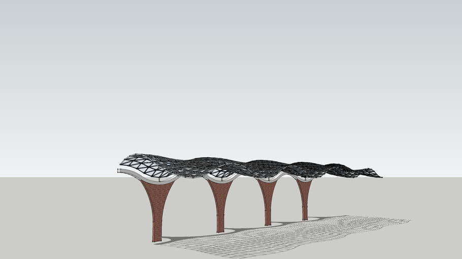 Parking Canopy | 3D Warehouse