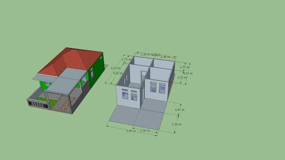 kONTRAKAN_PERUMAHAN | 3D Warehouse