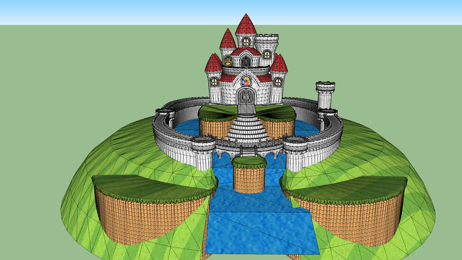 Castle Outside 'New Super Mario Bros U - Loadiine READY2PLAY' | 3D ...