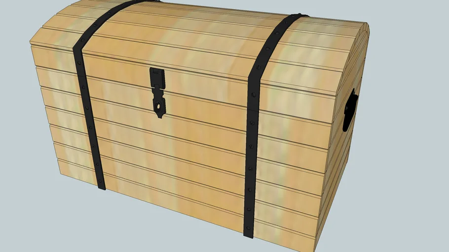 Baul de madera | 3D Warehouse