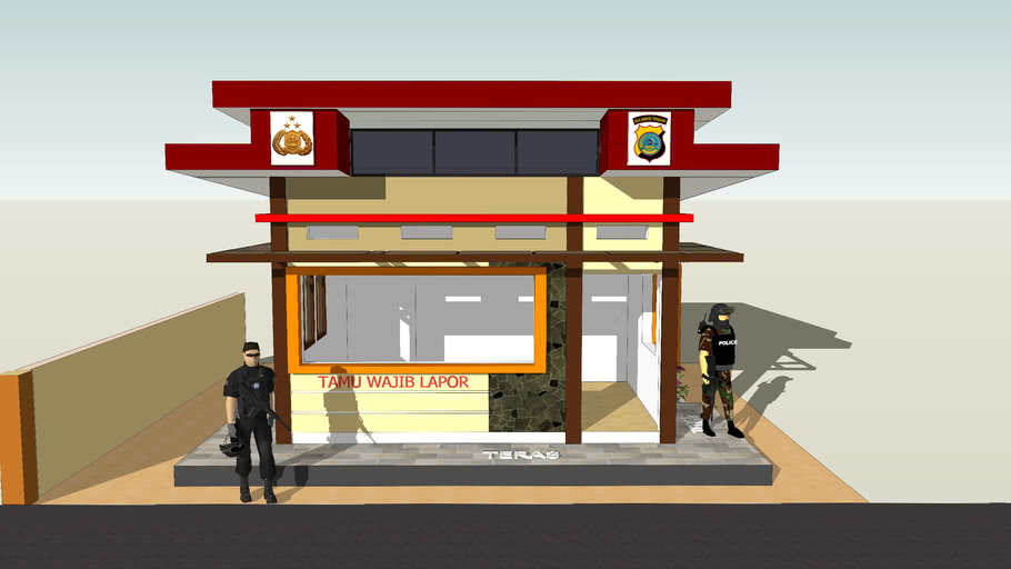 pos jaga | 3D Warehouse