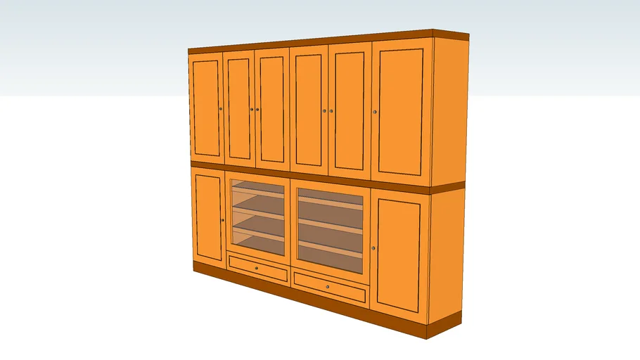 almari barang dan rak sepatu | 3D Warehouse