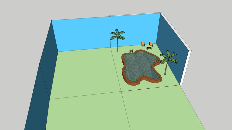 coot hotel pool | 3D Warehouse