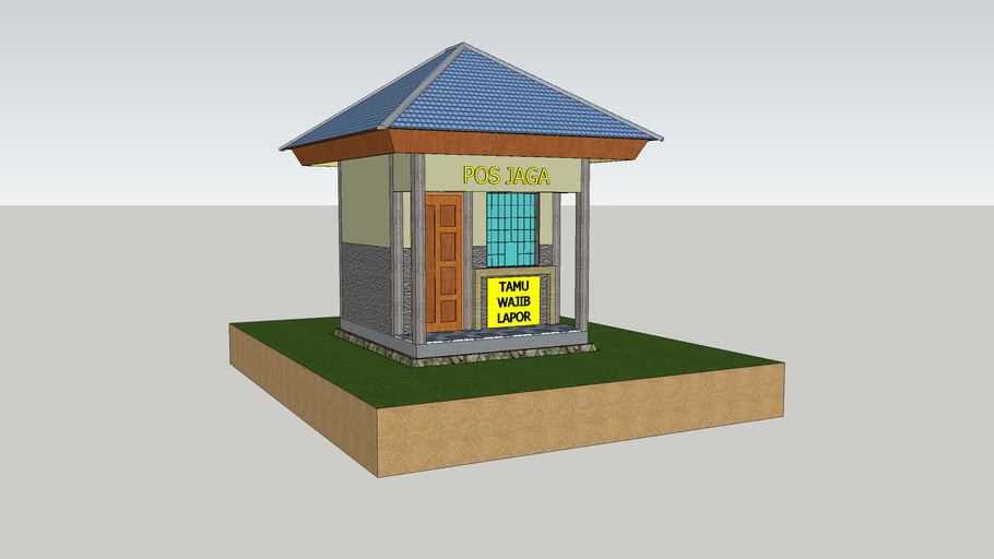 Pos Jaga | 3D Warehouse