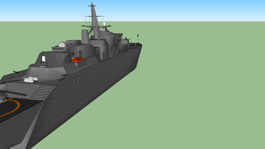 RMUTL Tak navy boot | 3D Warehouse