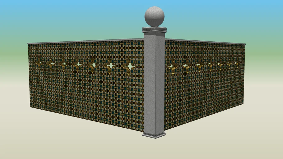 Architectural Element, Decorative Wall | 3D Warehouse