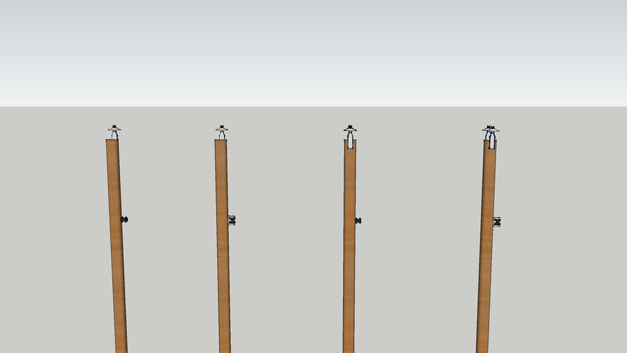 1 phase non crossarm USDA structure pack | 3D Warehouse