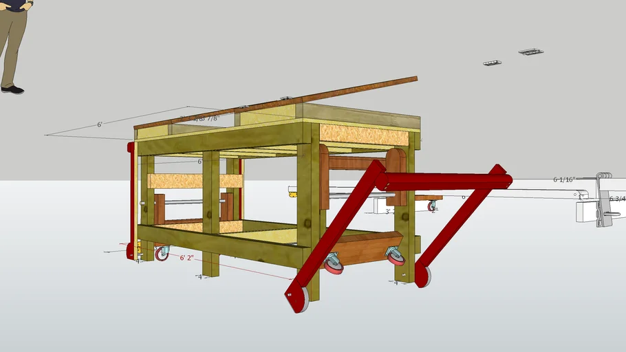 Rolling Workbench | 3D Warehouse