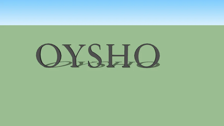 Oysho logo 3d | 3D Warehouse