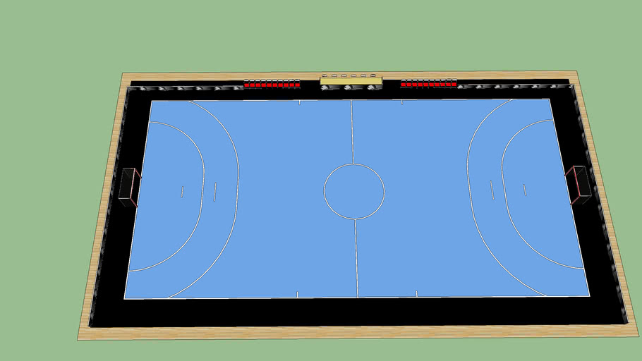 Handball Court EHF Champions League | 3D Warehouse