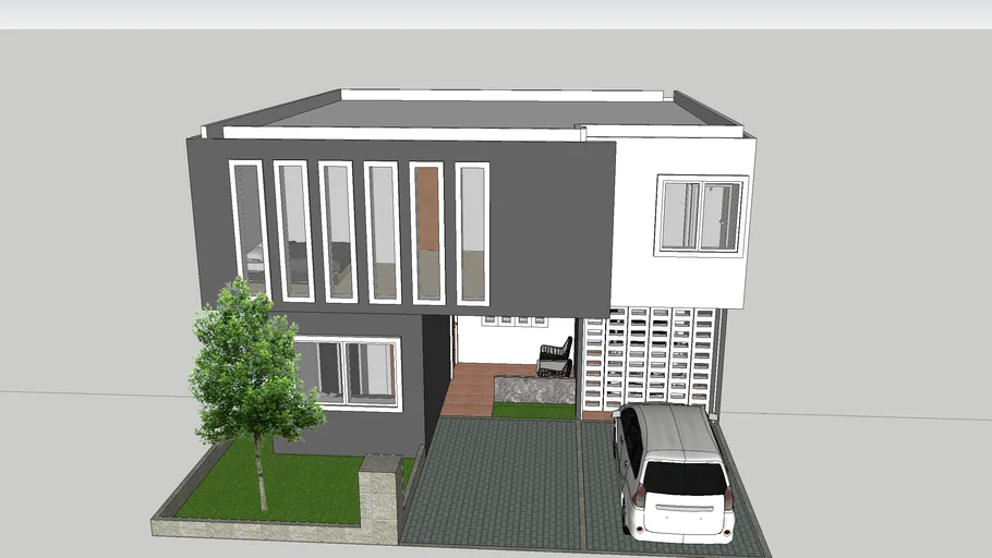 Rumah Tirta Kane File Render | 3D Warehouse