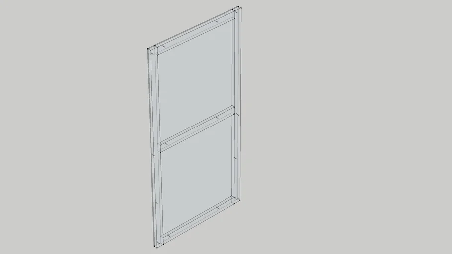 Wall panel for triangular grid | 3D Warehouse