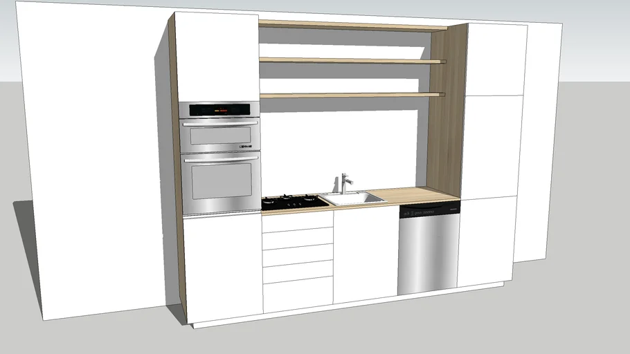 Kitchen #006 | 3D Warehouse