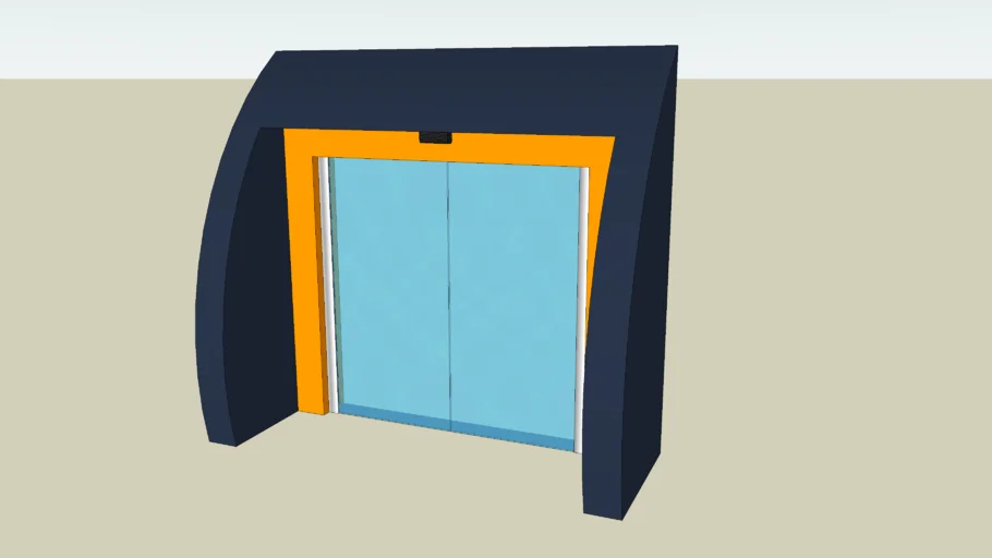 Automatic doors | 3D Warehouse
