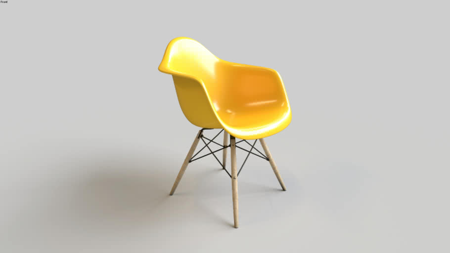 _Moveis_Cadeira_(Cadeira Eames DAW - Vitra) | 3D Warehouse