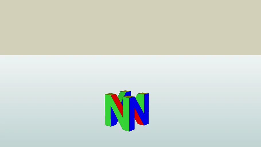 Nintendo 64 Logo | 3D Warehouse