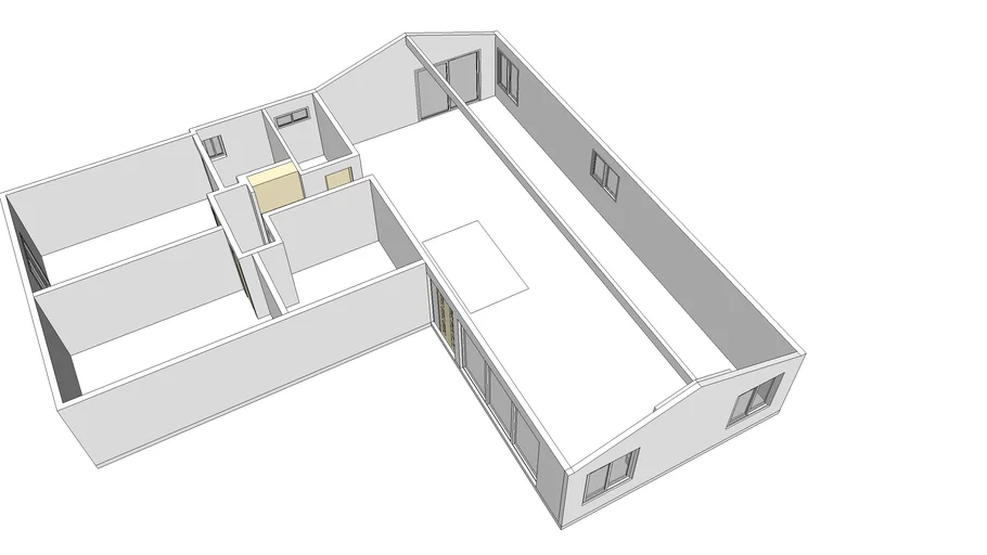 3D Shell of House test for sketchup viewer | 3D Warehouse