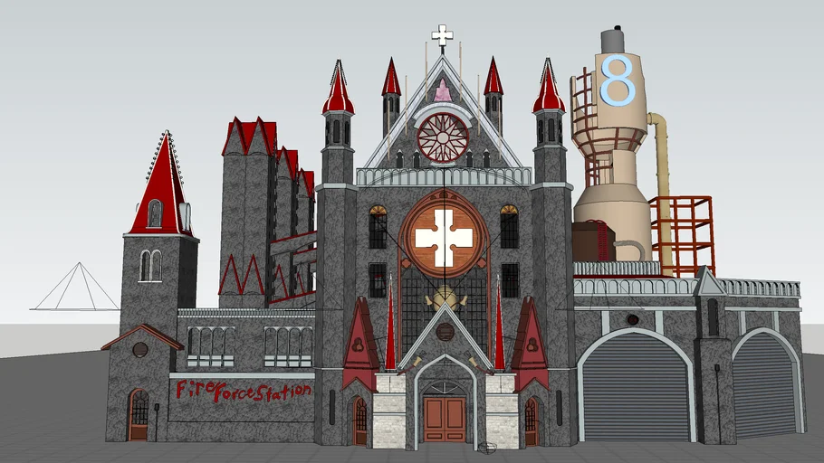 8th Special Fire Fighting Church - Enen no Shouboutai | 3D Warehouse