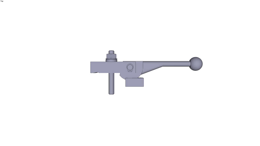Simple cam clamp - 120 x 40 x 20 mm | 3D Warehouse
