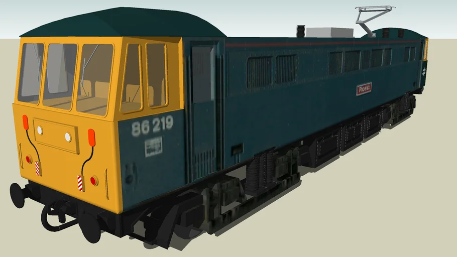 British Rail Class 86 Blue | 3D Warehouse