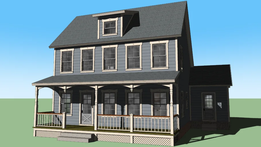 Colonial House | 3D Warehouse