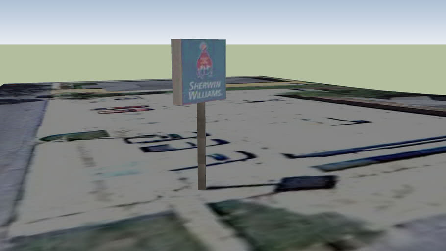 Sherwin-Williams Sign | 3D Warehouse