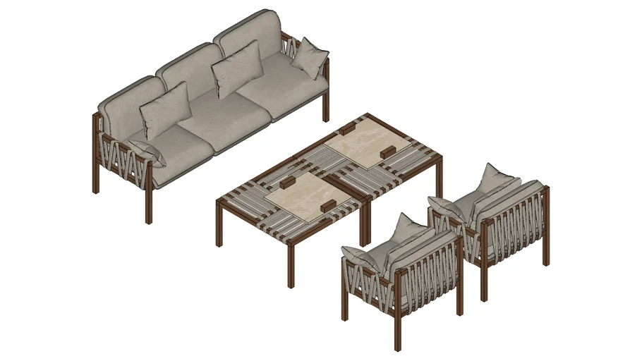 CONJUNTO EXTERNO 01 | 3D Warehouse