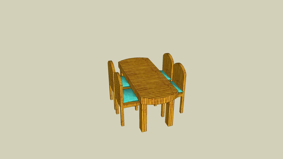 Modern Dining Room | 3D Warehouse