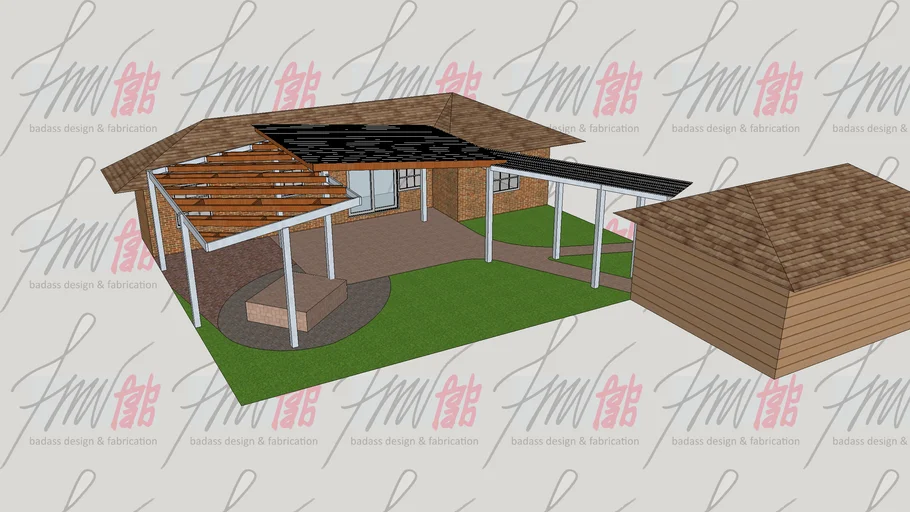 Desilets Patio Cover | 3D Warehouse