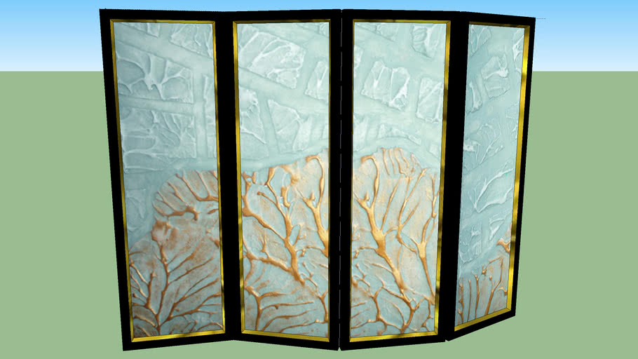 art glass screen | 3D Warehouse